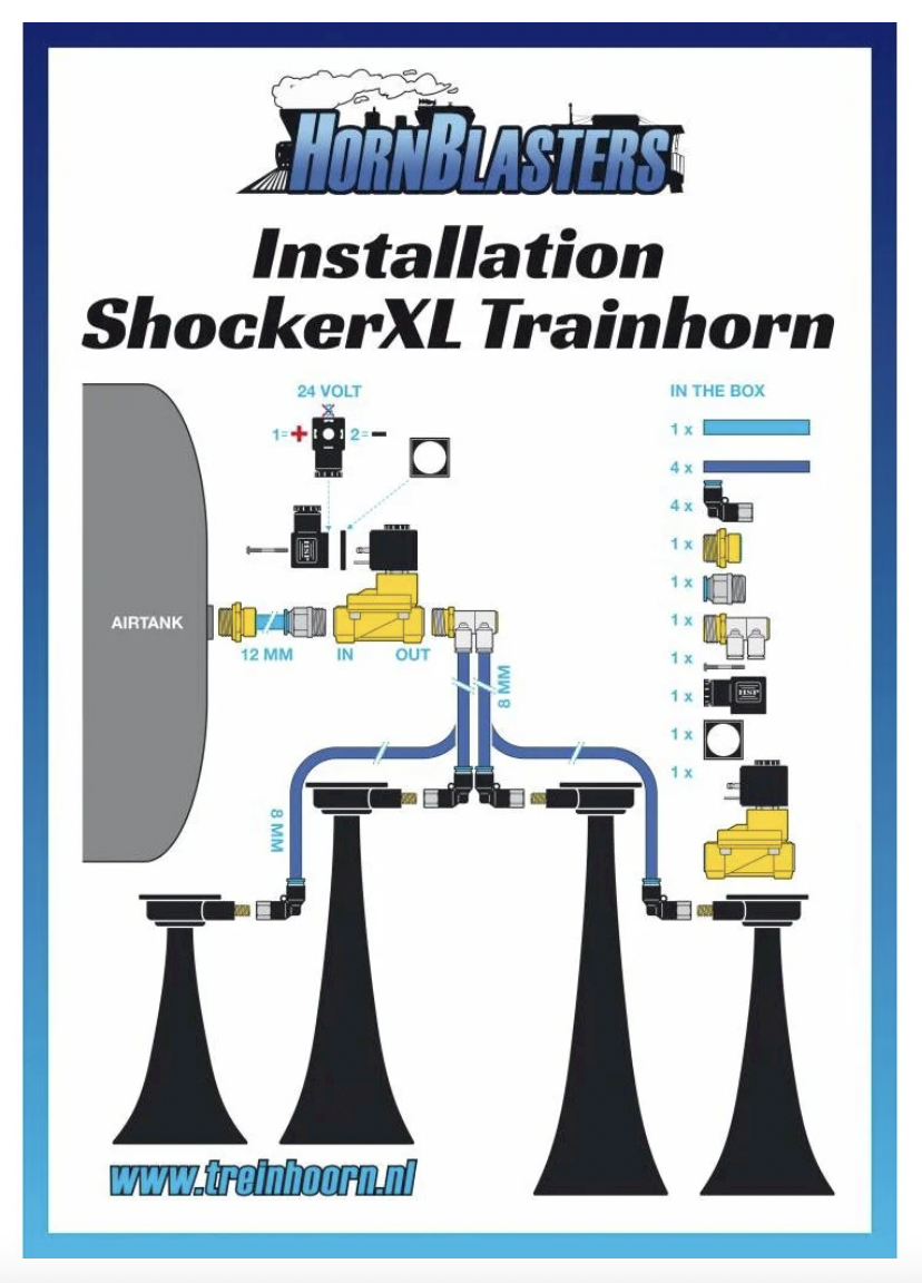 Hornblasters - Shocker XL - Trainhorn